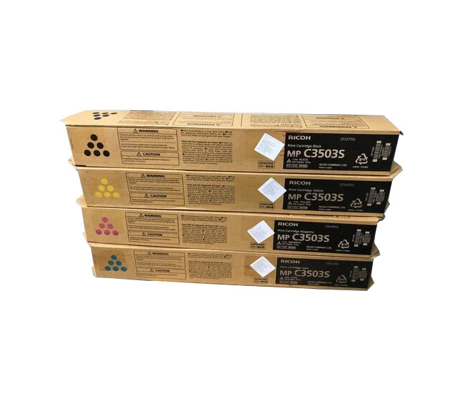 Ricoh MP C3503 CMYK Complete Toners Set - Copiers Hub Australia